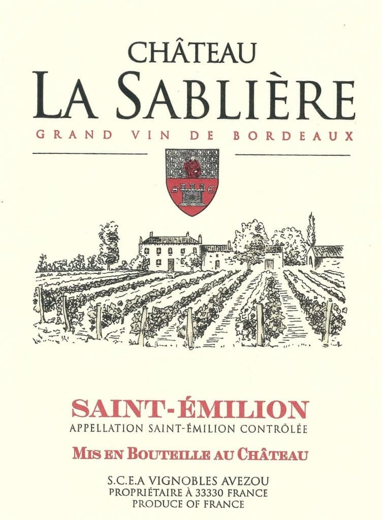 Saint-Emilion - Château La Sablière